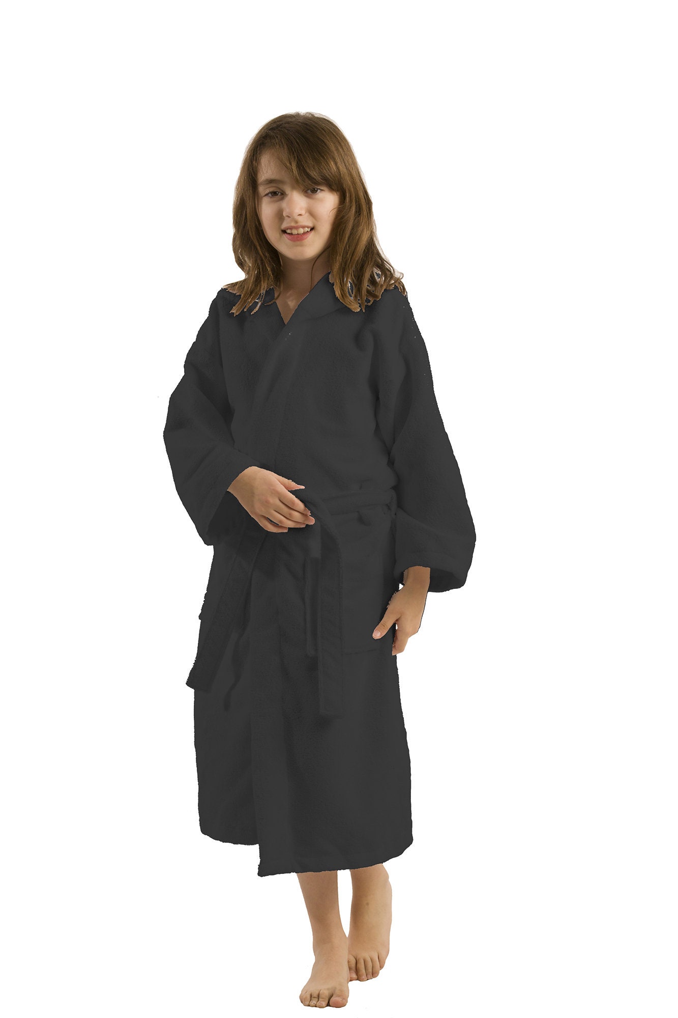 Personalized Microfiber Hooded Robe for Boys and Girls Unisex | Etsy