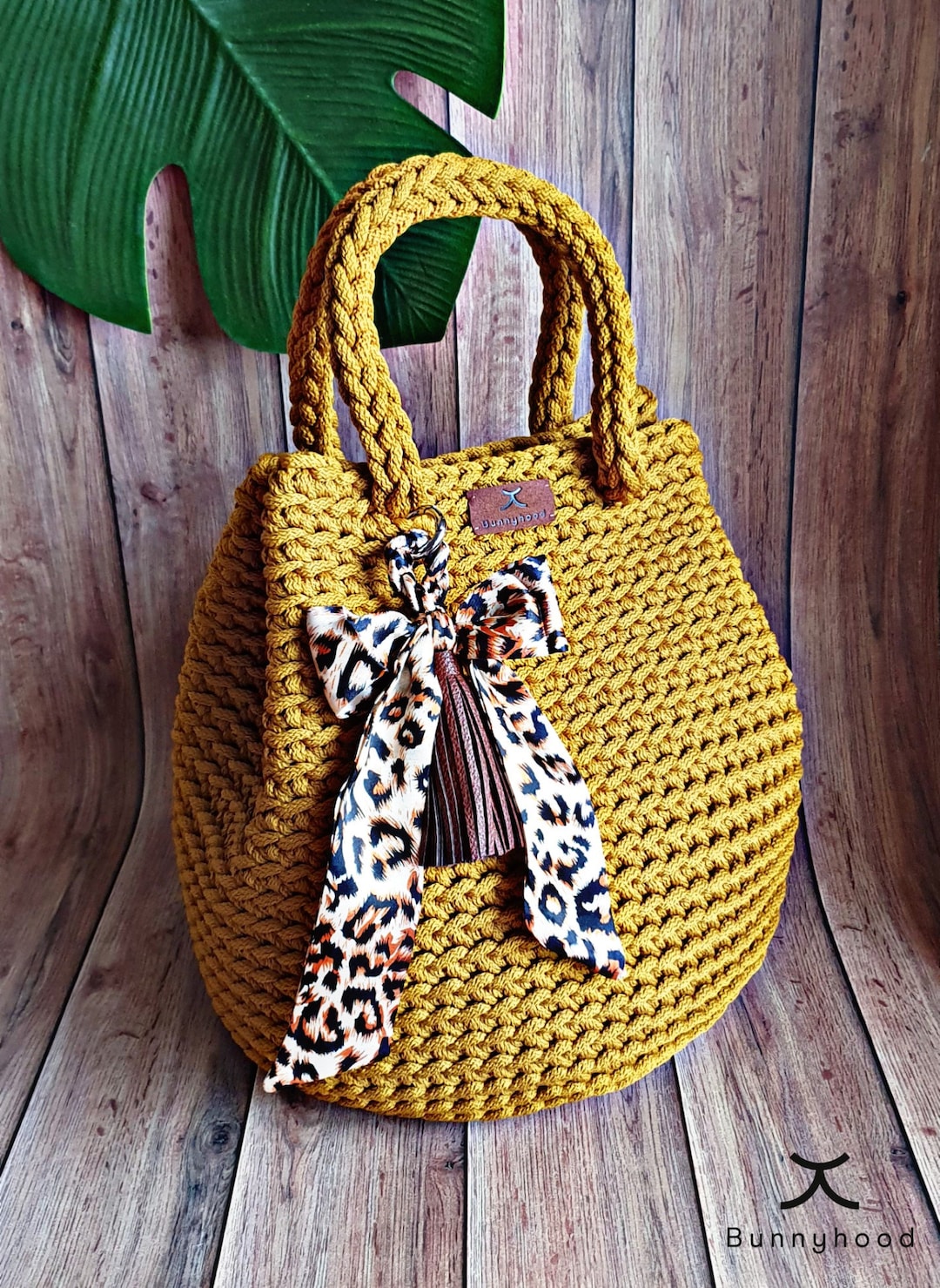 Crochet Handbag dew Drop / Exclusive Handbag / Shopping Bag / Beach Bag ...