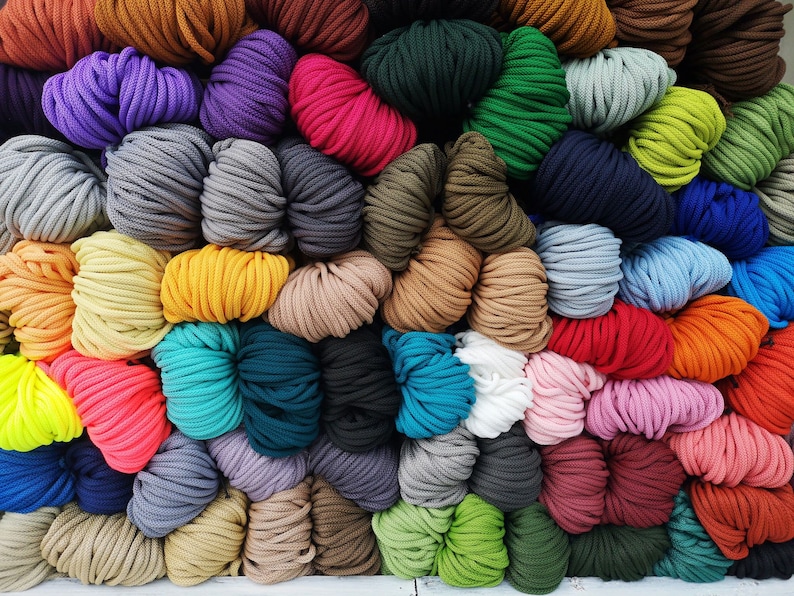 3mm Polyester Yarn: Macrame Cord, Crochet & DIY Projects - Etsy