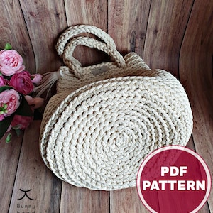 Crochet Handbag Pattern: Dew Drop Tote Bag (PDF Pattern) - Etsy