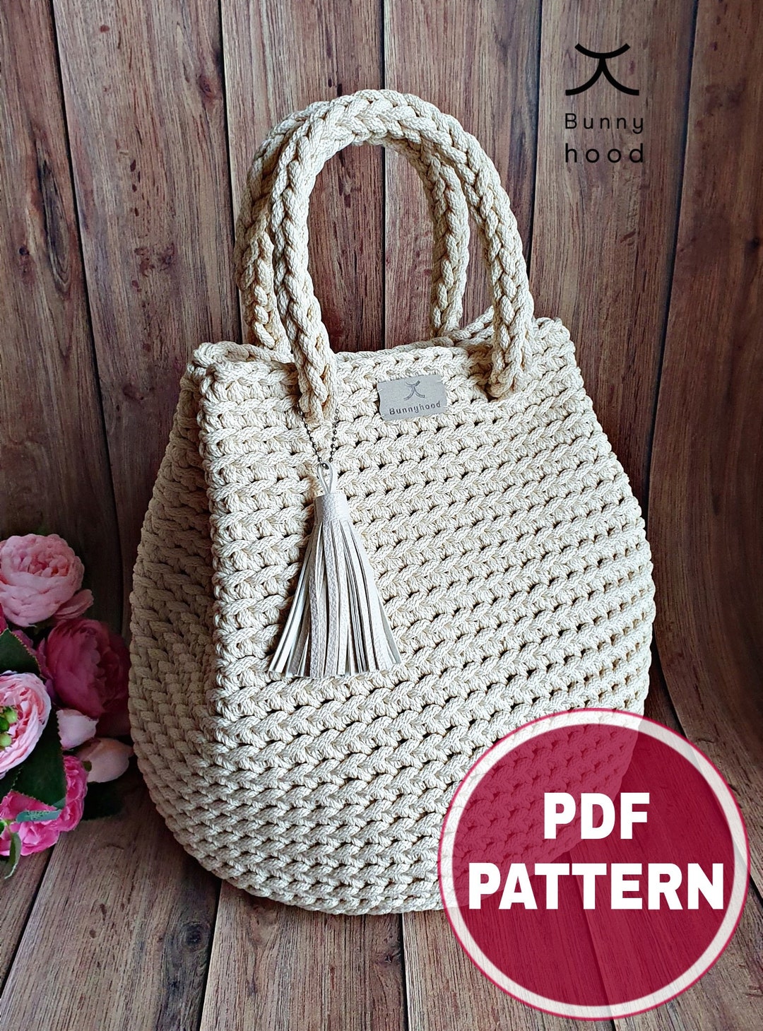 Crochet Handbag Pattern: Dew Drop Tote Bag (PDF Pattern) - Etsy