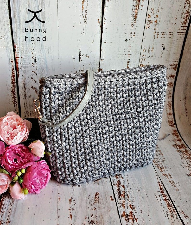 Crochet Rope Bag With Tassels boho Chick | Etsy