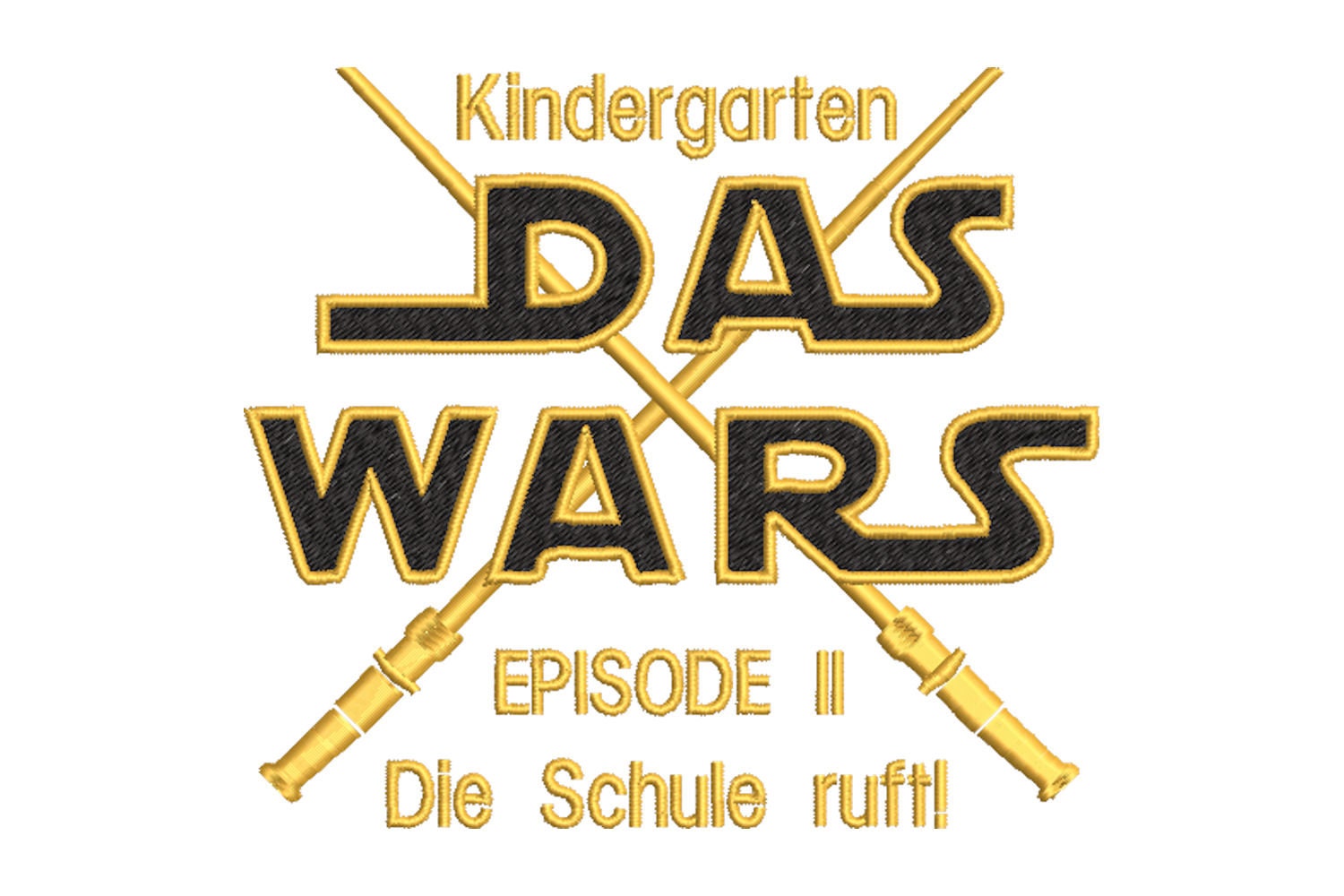 Stickdatei Kindergarten Das WARS Spruch 13x18 Rahmen Kissen - Etsy.de