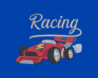 Formula 1 Racing Embroidery - Etsy