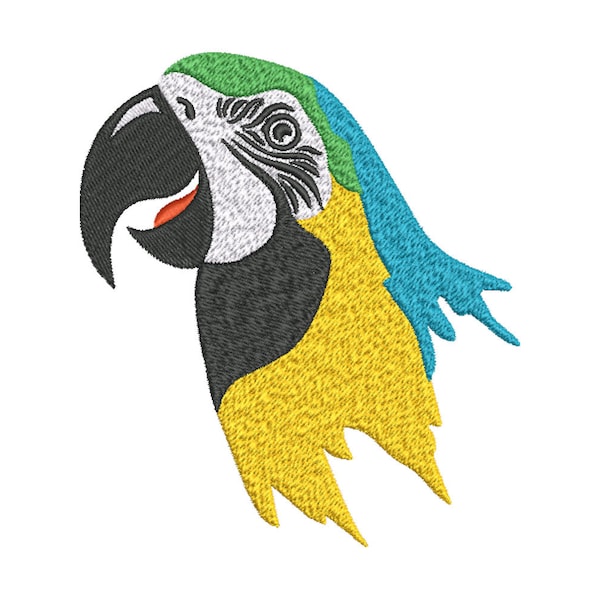 Parrot Embroidery - Etsy