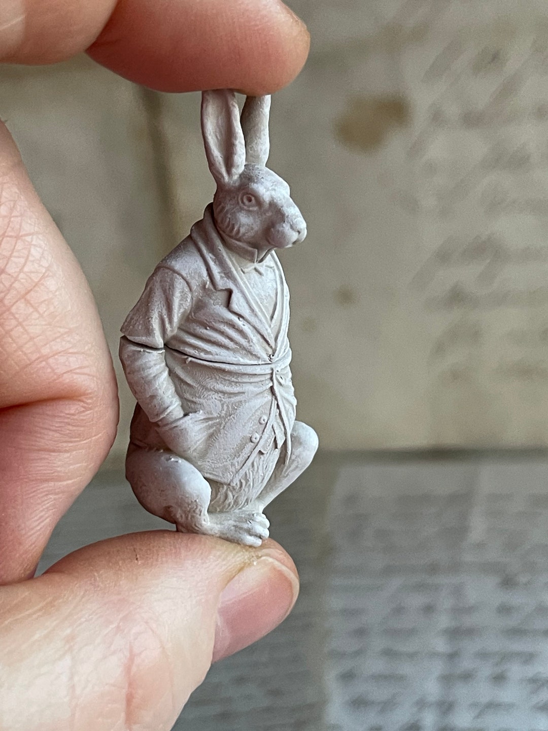 Unpainted Hare Bunny 12th Scale Miniature Ice Bucket /wine Cooler - Etsy