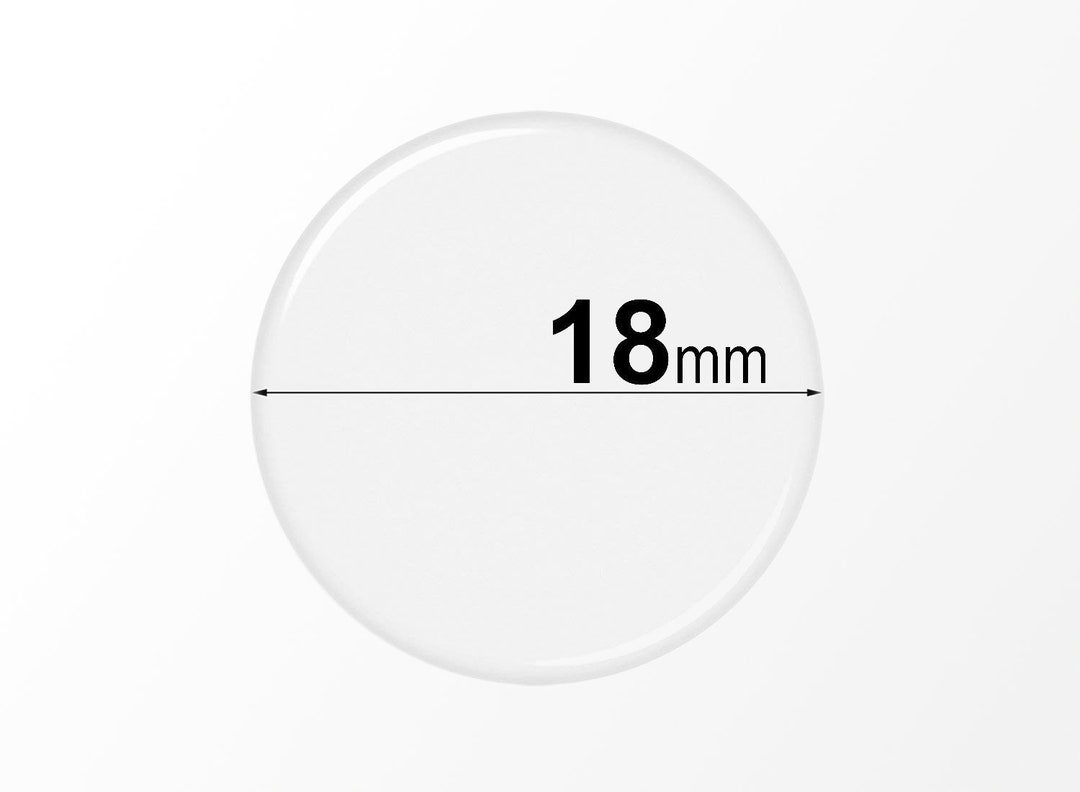 18mm Epoxy Stickers, Clear Round Self Adhesive, Transparent Circle ...