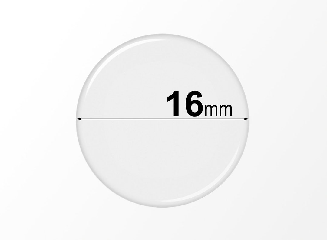 16mm Epoxy Stickers, Clear Round Self Adhesive, Transparent Circle ...