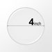 4" Epoxy Stickers, Clear, Round, Self Adhesive, Transparent, 4 Inch ...
