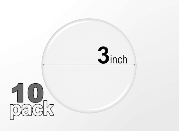 10 Pcs. 3 Inch 76.2mm Epoxy Stickers Clear Round Self - Etsy