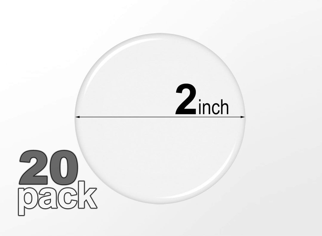 20 Pcs. 2 Inch - (50.8mm) Epoxy Stickers, Clear Round Self Adhesive ...