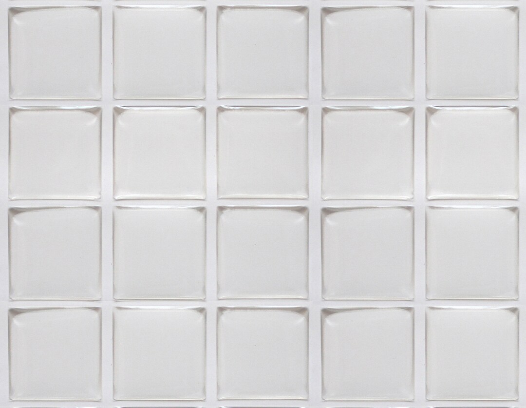 100 Pcs. Square Epoxy Stickers, Transparent Resin Seals, 8mm,10mm,12mm ...