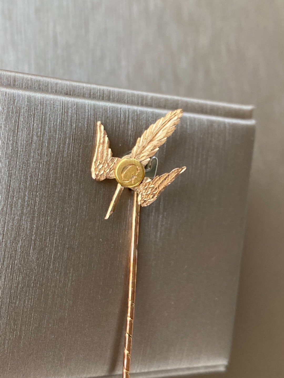 Old Victorian Gold Hair Pin - Etsy