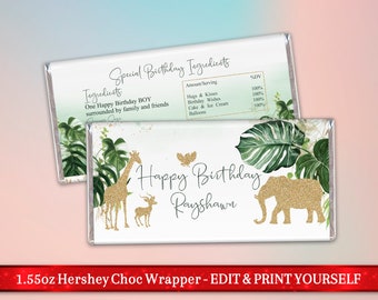 Jungle Candy Wrapper | Etsy