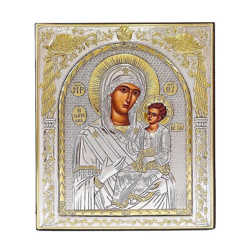 Silver Mary Icons - Etsy