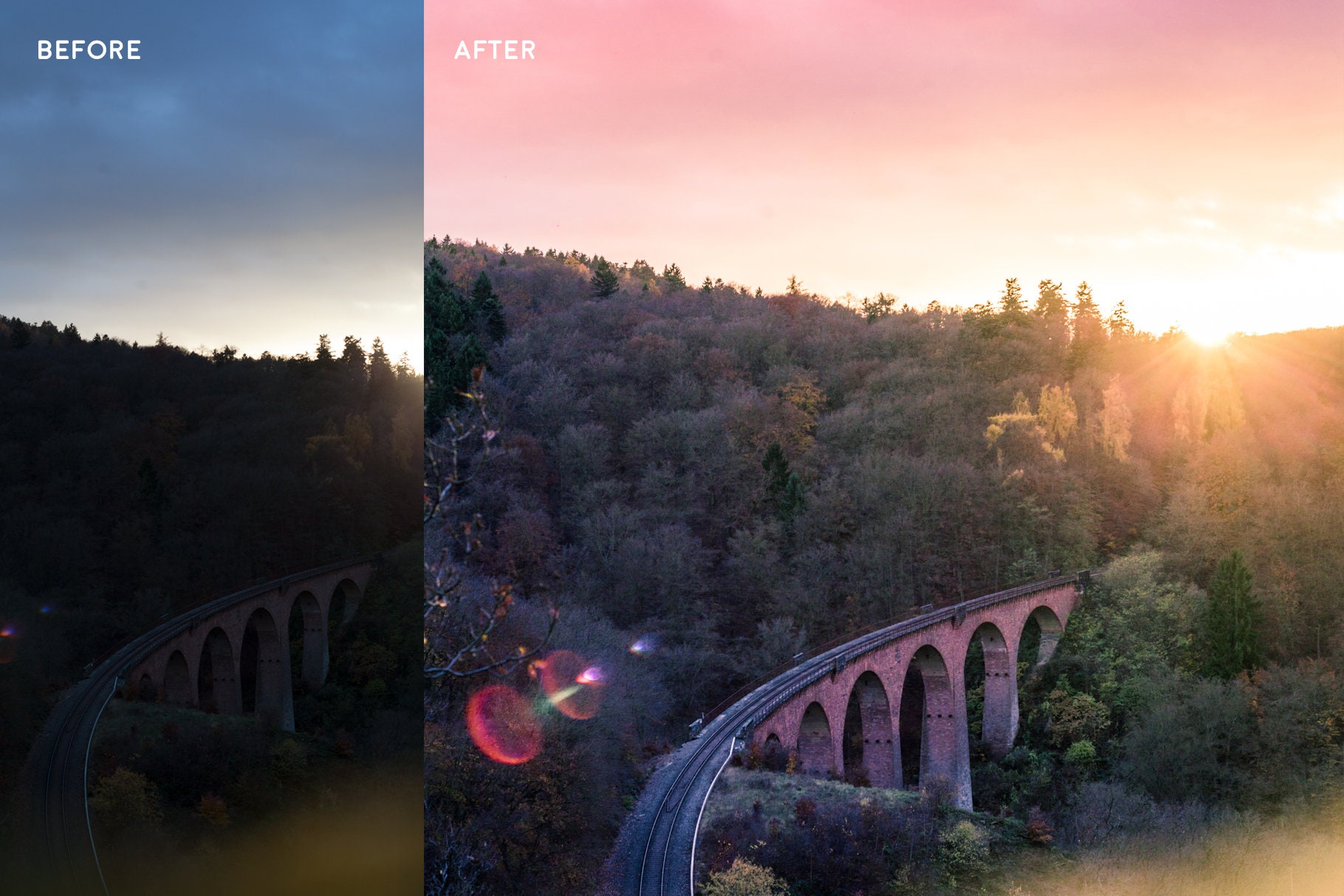 Sky Pop Lightroom Presets - Beautiful Sky - Pop Sky Presets - Soft and ...