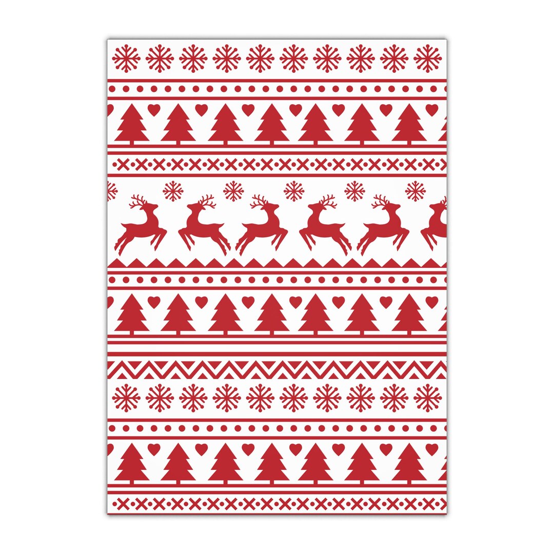 Wrapping Paper Sheets, Christmas Gift Wrap, Holiday Gift Paper, Festive ...