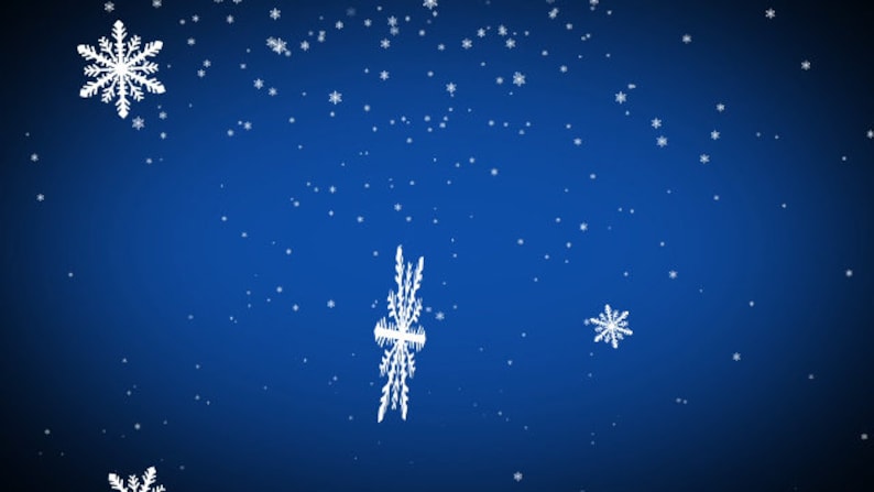 Holiday and Winter Season Background, Animated Snow, Mp4, Blue ...