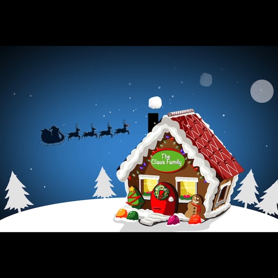 Animated Gingerbread House