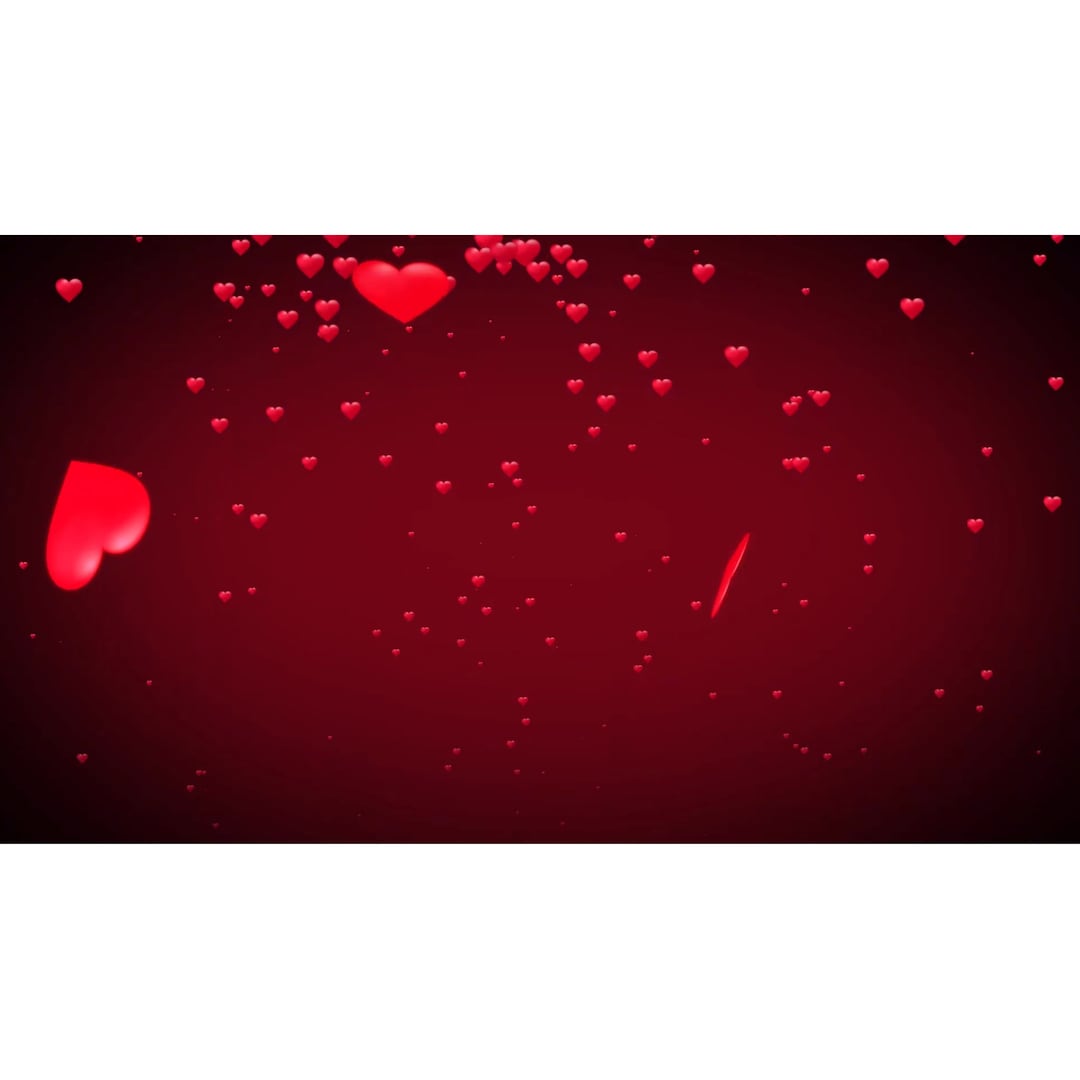 Heart and Love Animated Background, Mp4 Love Animation, Motion Graphic ...