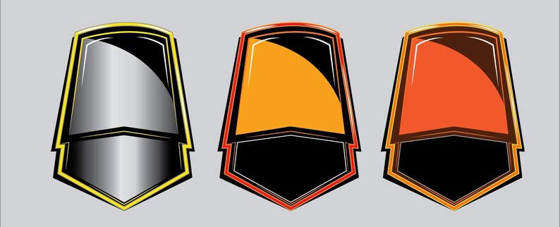 6 Vector Shields, Crests, Badges, EPS and PNG Files Included - Etsy
