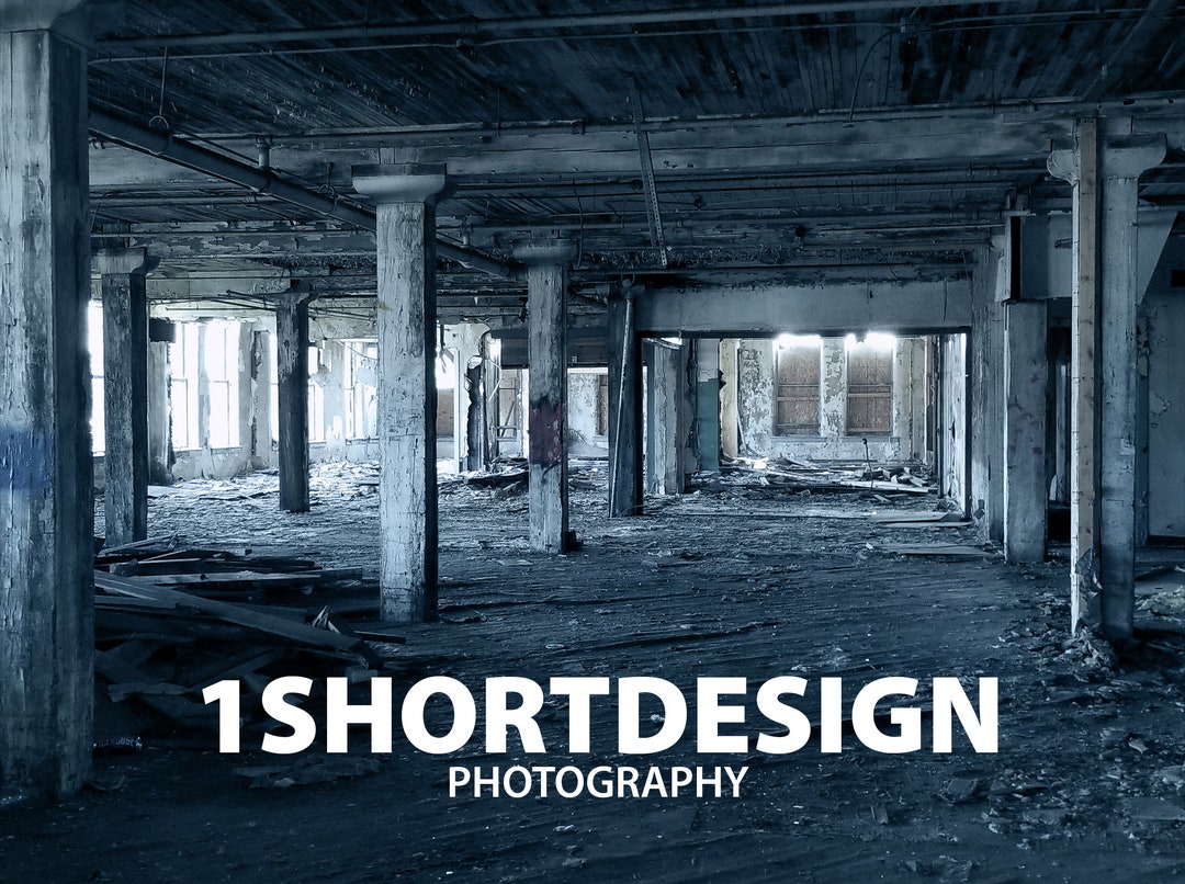 Abandoned Building - Digital Background, Abandoned Building Stock Photo ...