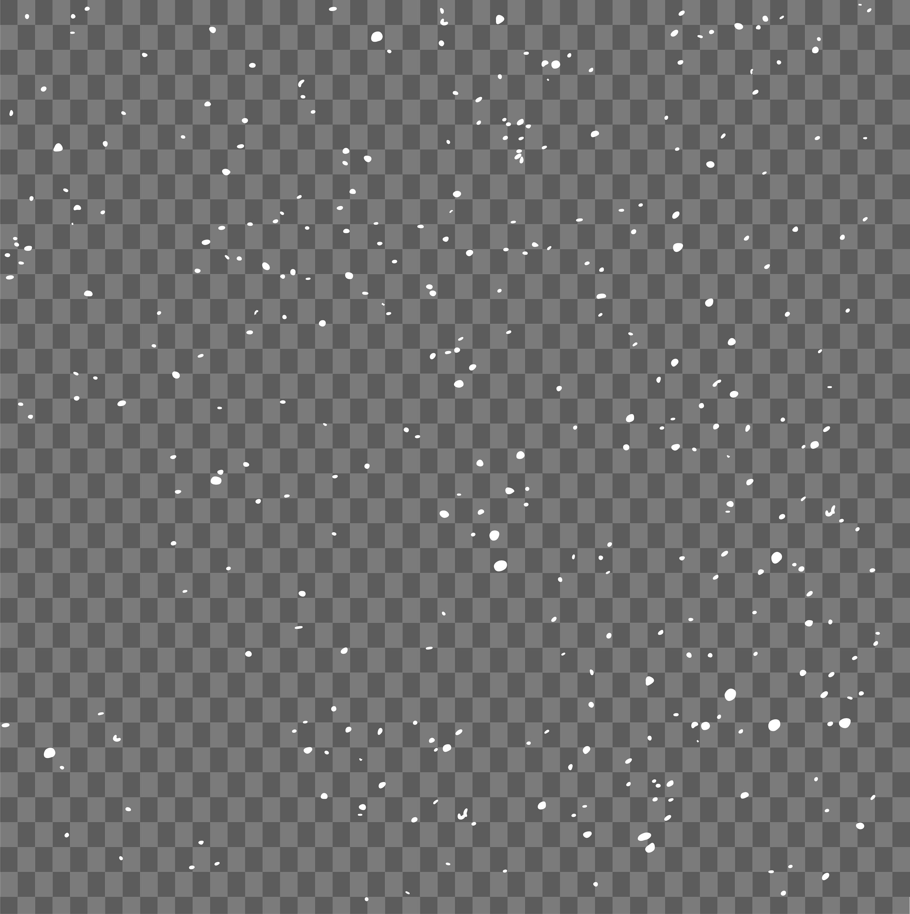 3 Falling Snow Set With Transparent Background, Overlay, PNG, EPS Files ...