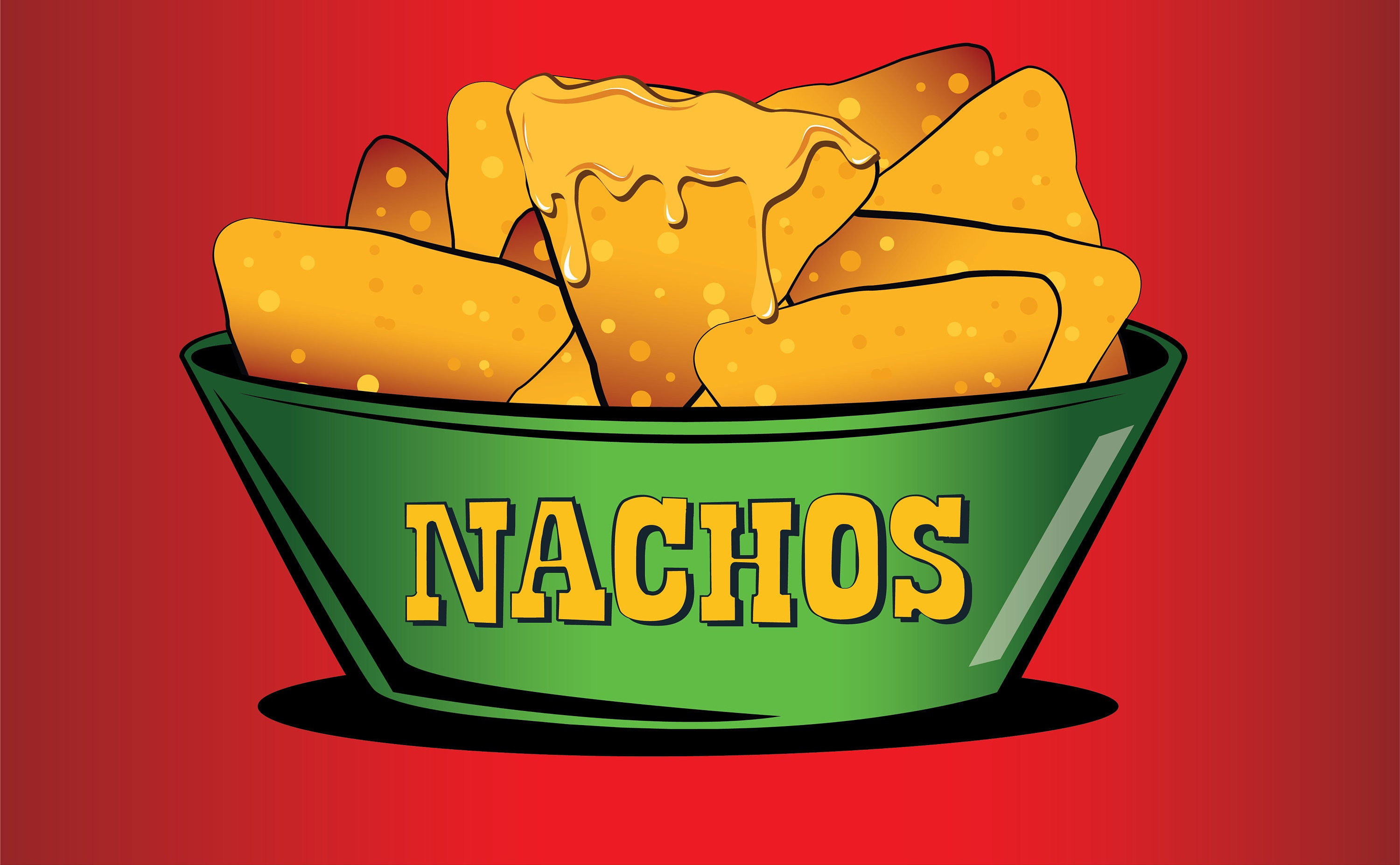 Nacho Chips • Comes With JPG, EPS and 2 Pngs • Eps is Fully Editable ...