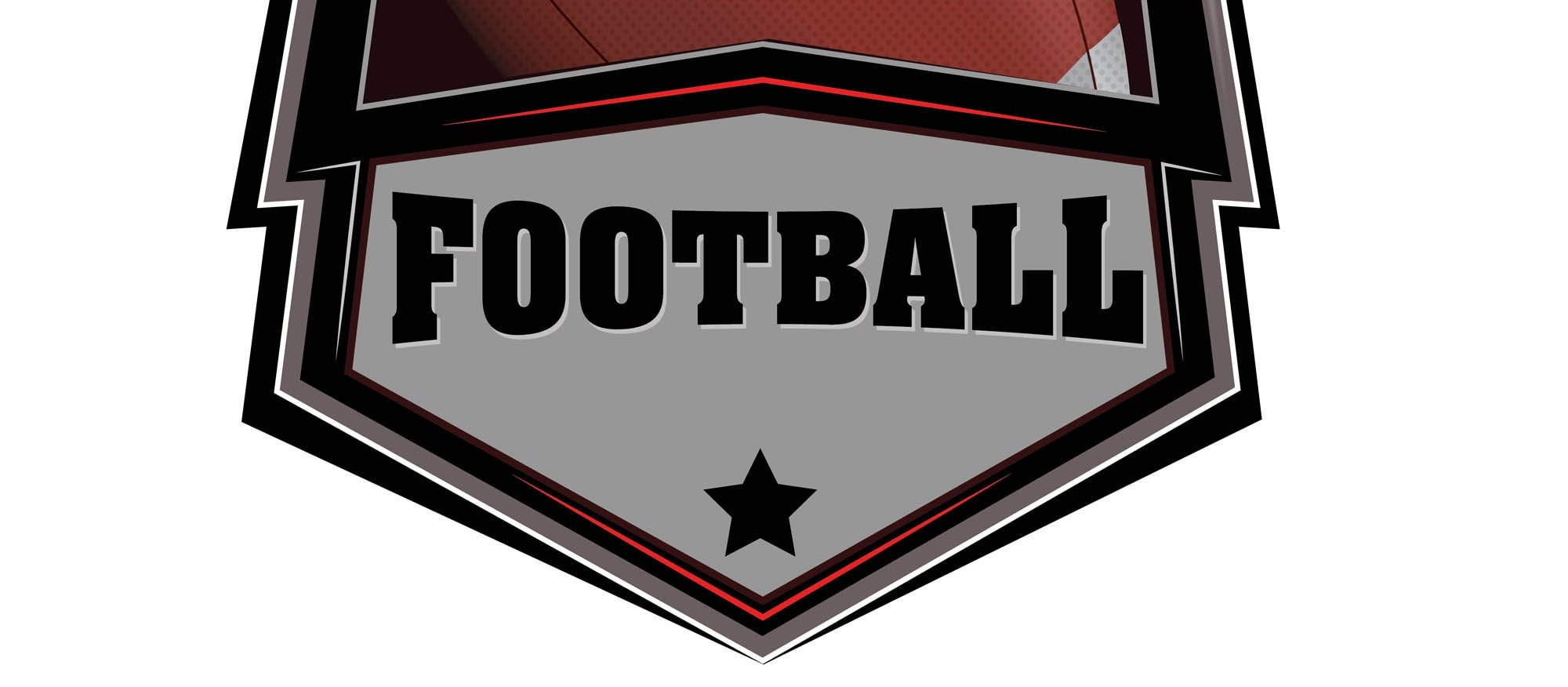 FOOTBALL Pre-made Logo Crest, Eps, Jpg, Png, Logo Design for Sports ...