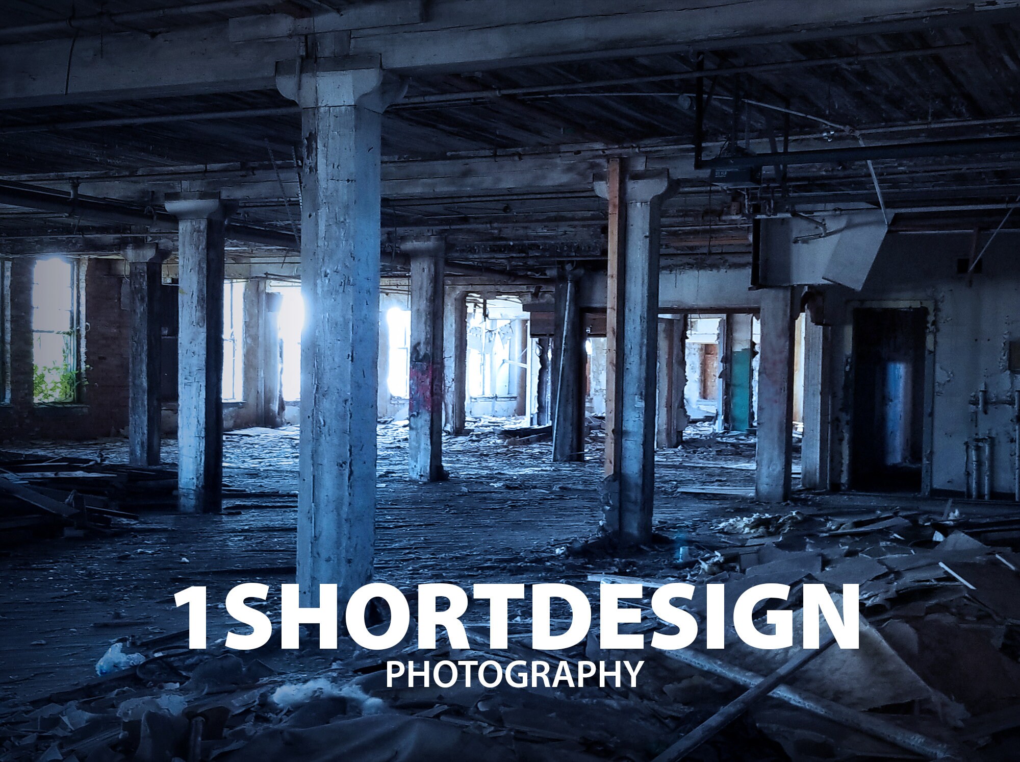 Abandoned Building - Digital Background, Abandoned Building Stock Photo ...