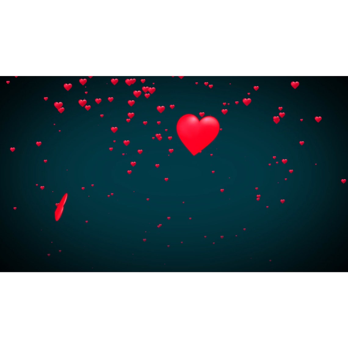 Heart and Love Animated Background, Mp4 Love Animation, Motion Graphic ...