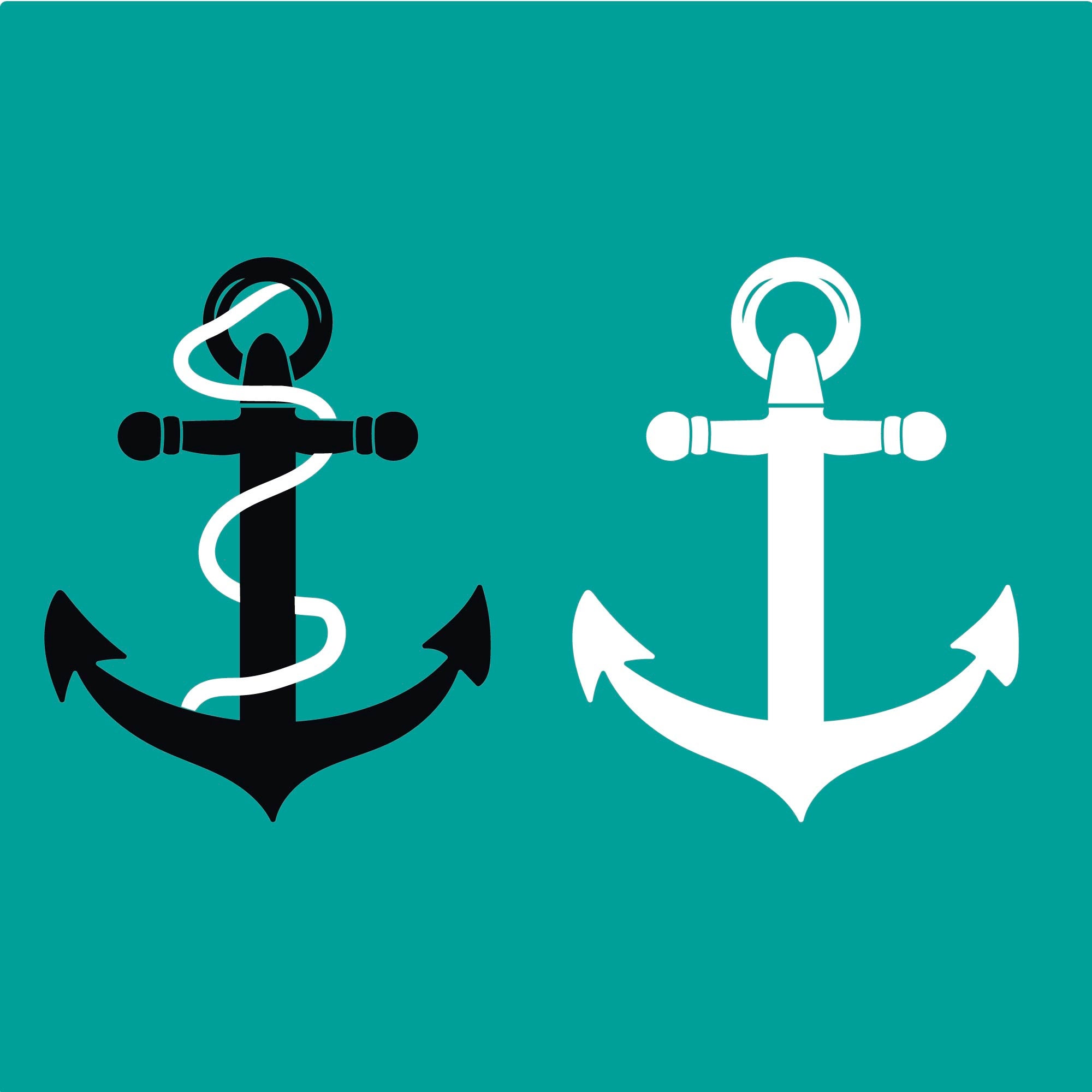 2 Anchor Illustration, Transparent Background, 300 DPI PNG SVG - Etsy
