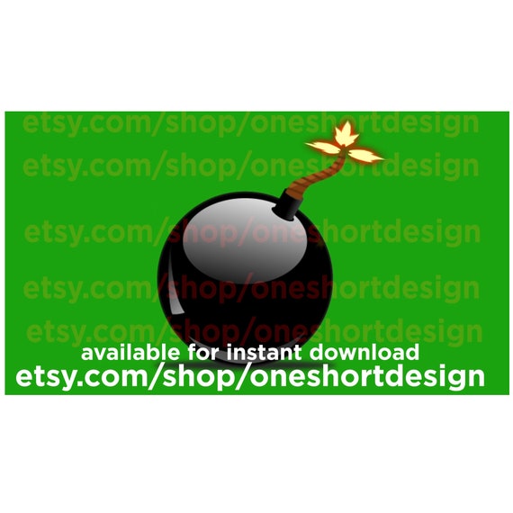 Green Screen Bomb Exploding Animation 2021 Green Screen Bomb - Etsy