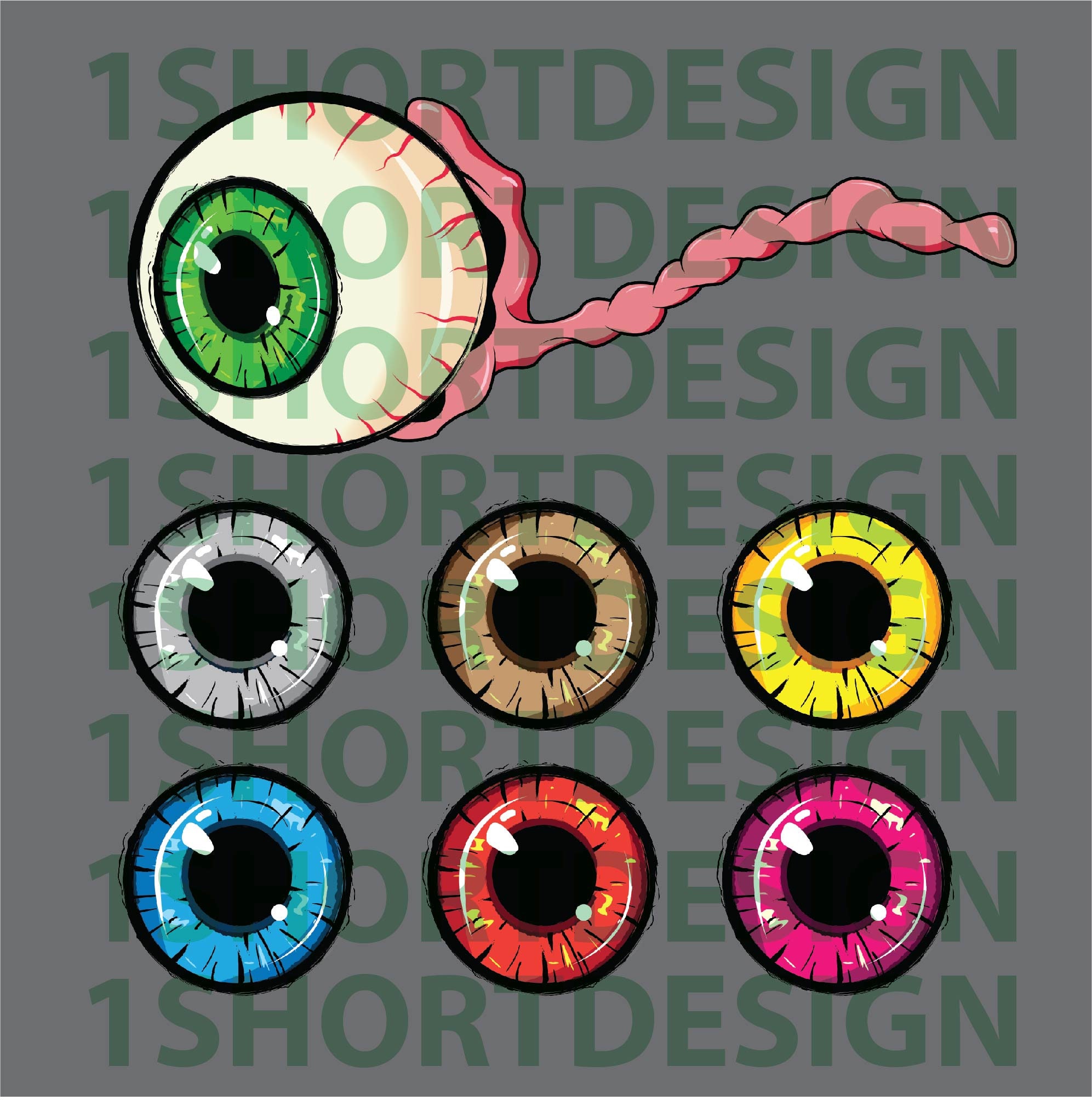 Eyeball Set, Png, Transparent Background 300dpi, Large Eye - Etsy