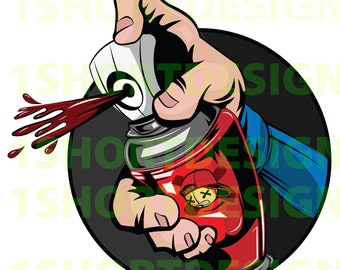 Spray Can Svg | Etsy