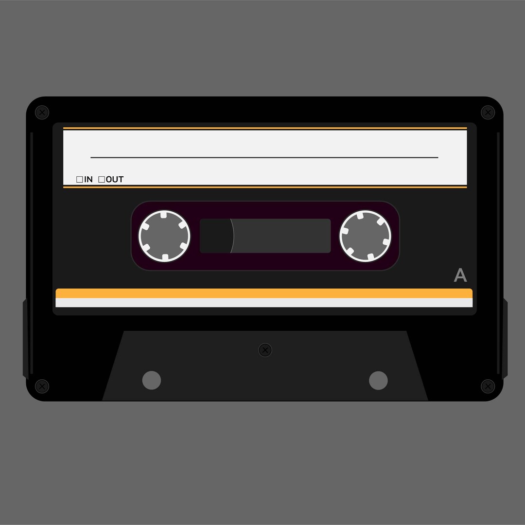 Retro Cassette Tape, VECTOR GRAPHIC, Eps, Png With Transparency - Etsy