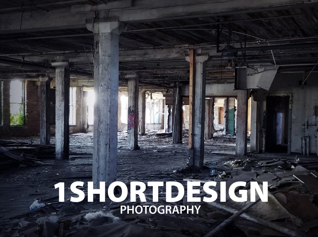 Abandoned Building - Digital Background, Abandoned Building Stock Photo ...