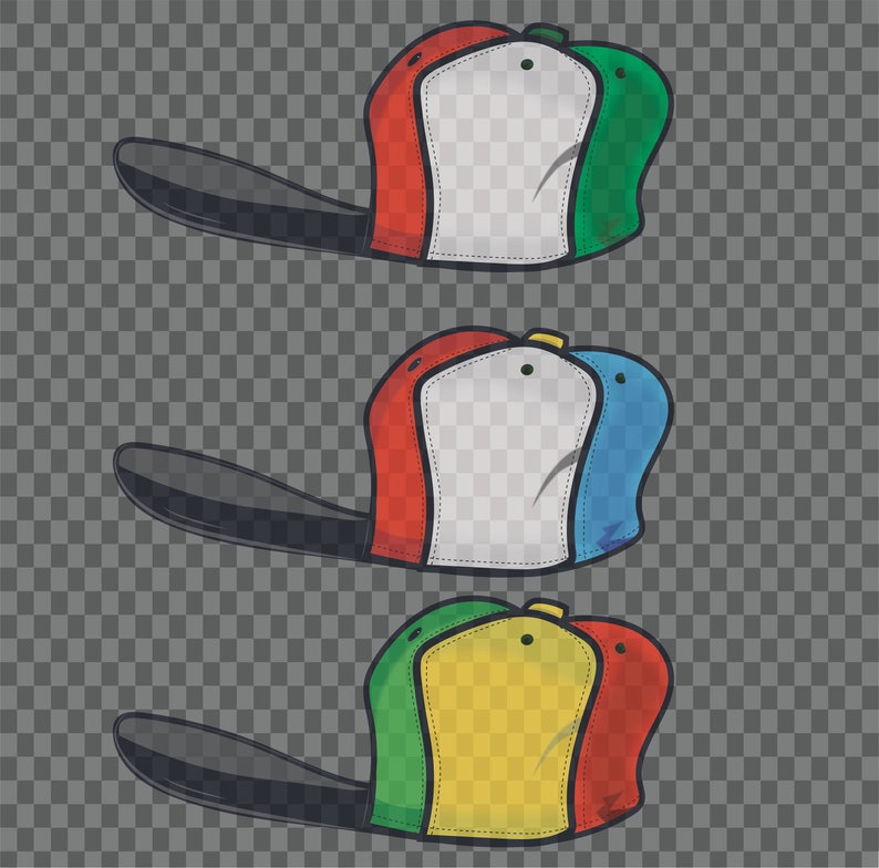 3 Vector Retro Vintage Hats Clipart, EPS and PNG, Street Wear - Etsy