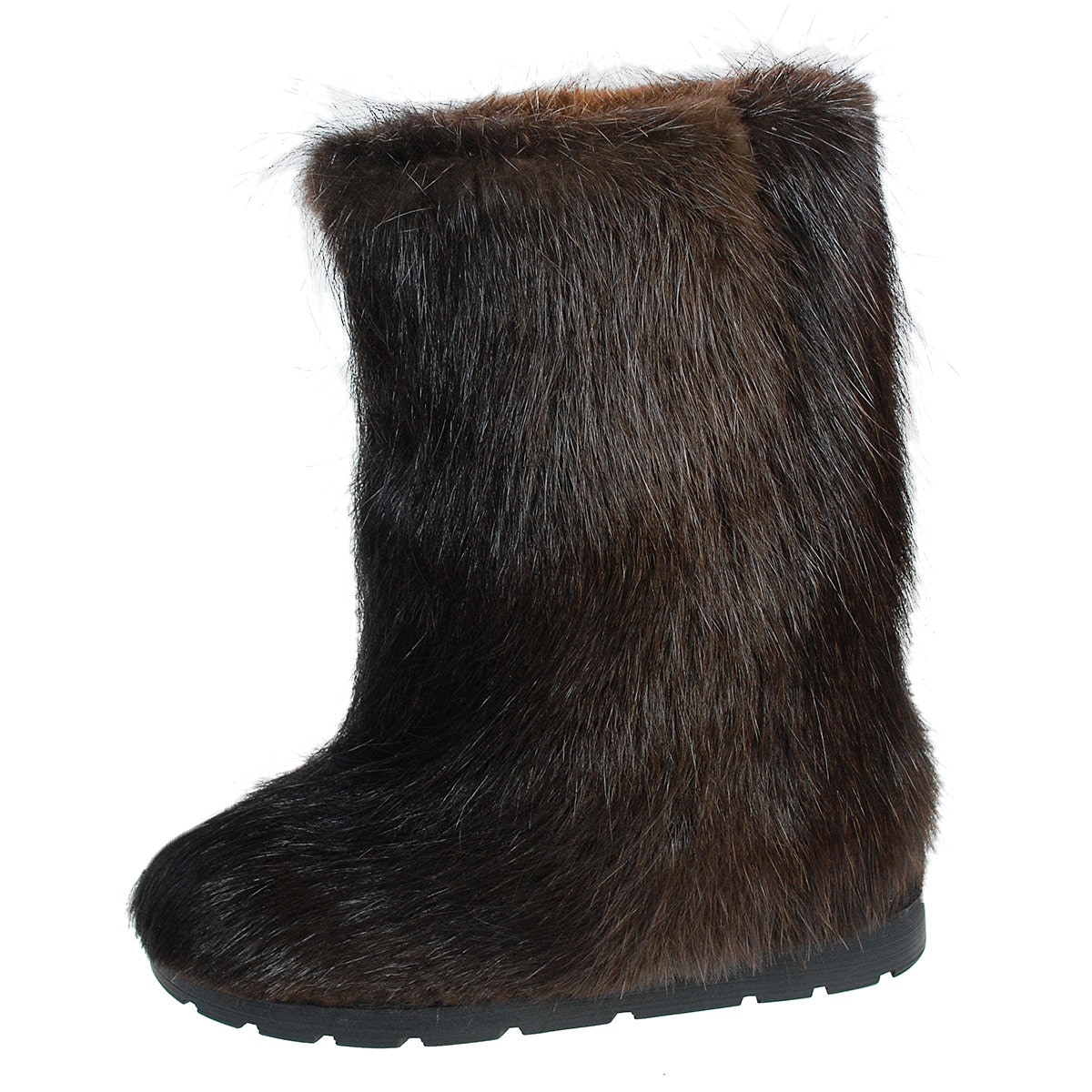 Brown Fur Boots for Women Mukluk Boots Yeti Boots Furry | Etsy