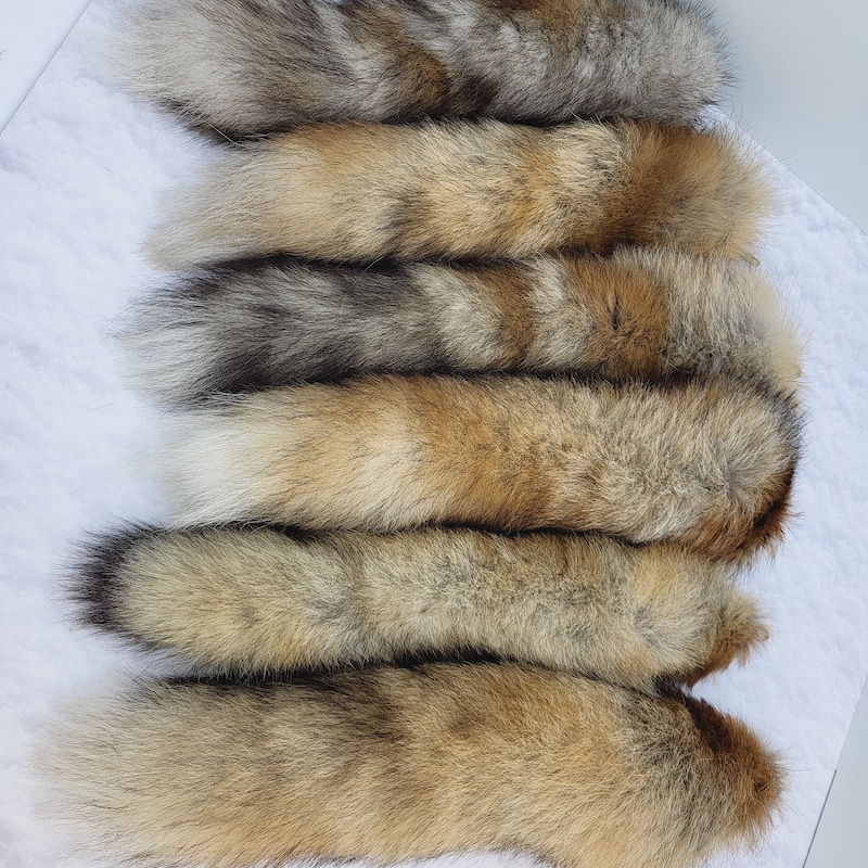 Fox Tail Tail Keychain - Etsy