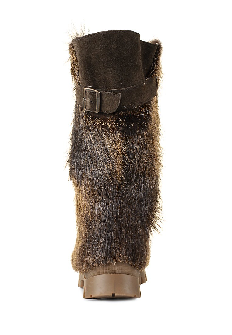 Long fur boots for men mukluksviking boots yeti boots | Etsy