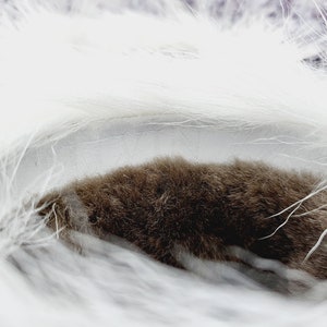 White Goat Fur Knee Yeti Fur Boots Winter High Fur Boots - Etsy