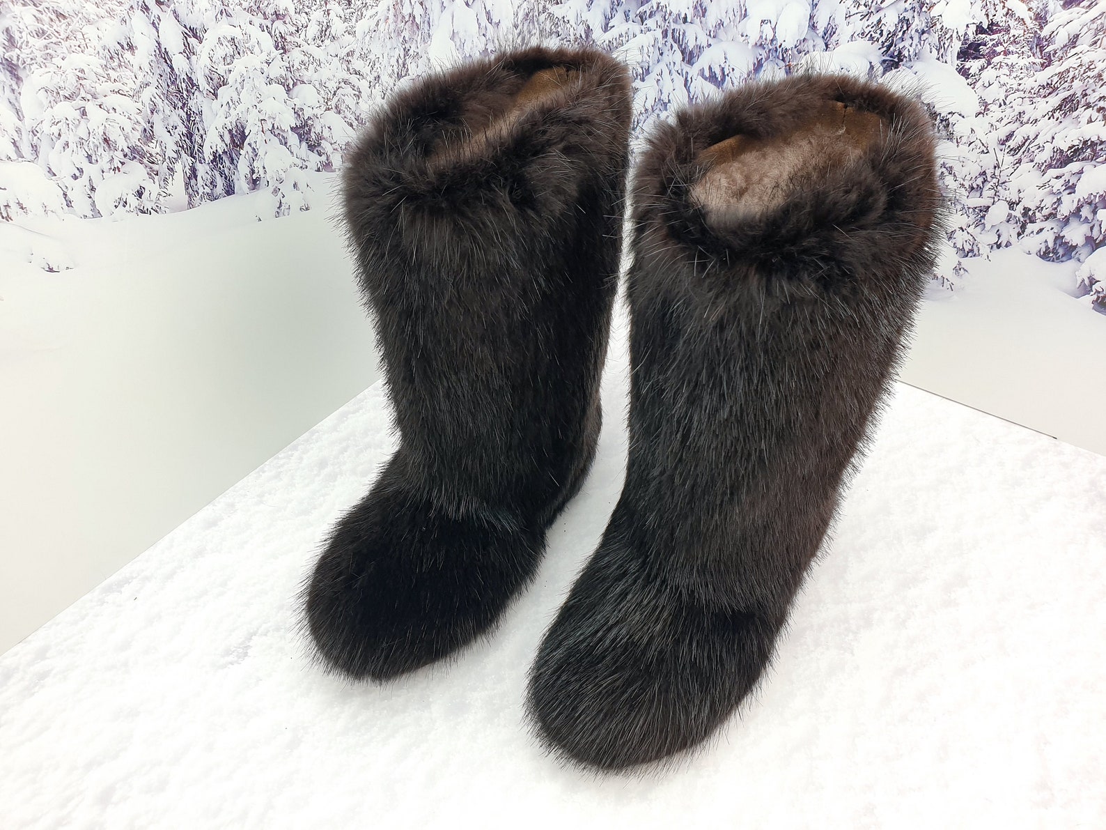 Beaver Winter Fur Boots for Women Mukluks Eskimo Boots Snow | Etsy