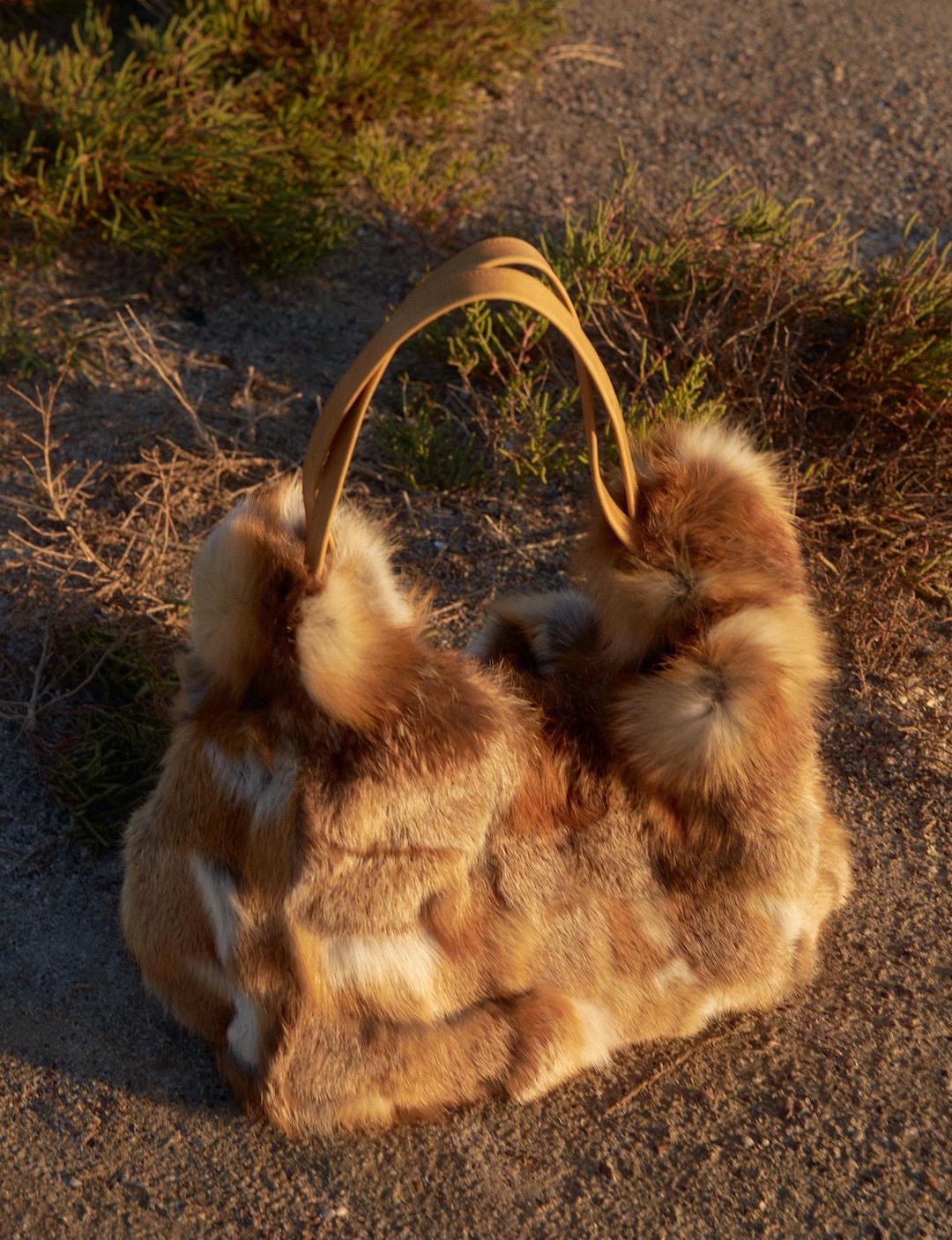 Real Red Fox Fur Shopping Bag Huge Bag Oversized Large Bag - Etsy