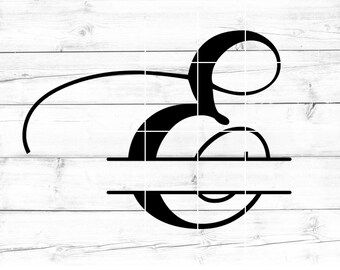 Monogram e | Etsy