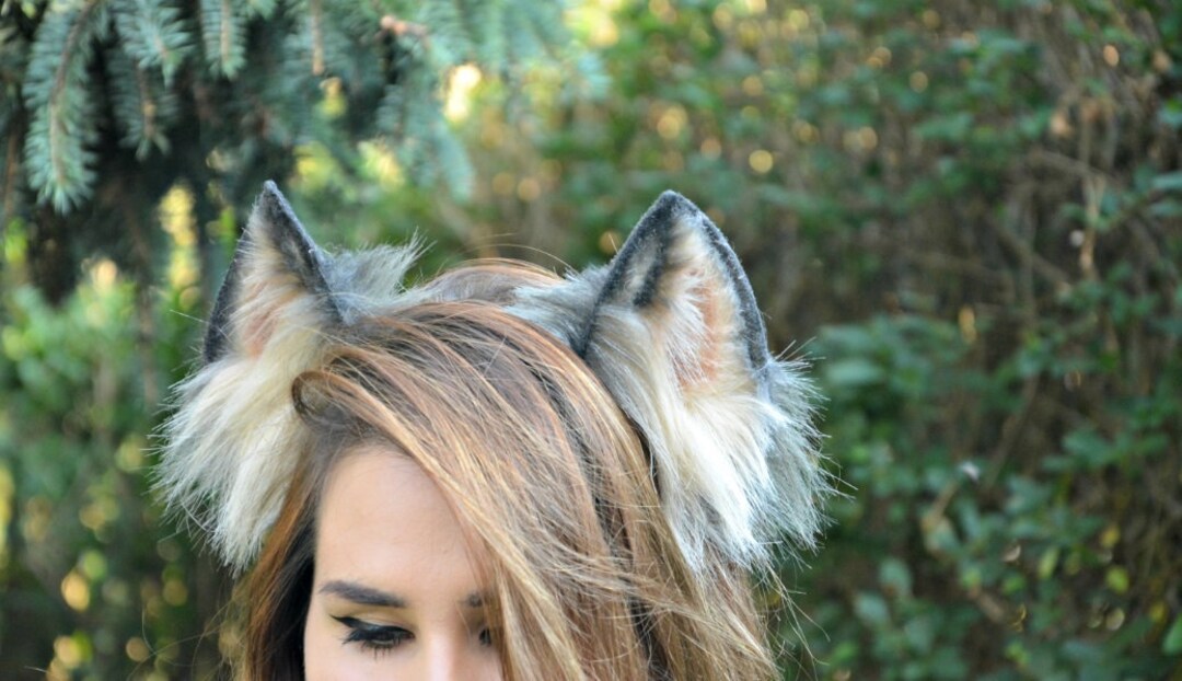 Grey Wolf Ears - Etsy Canada