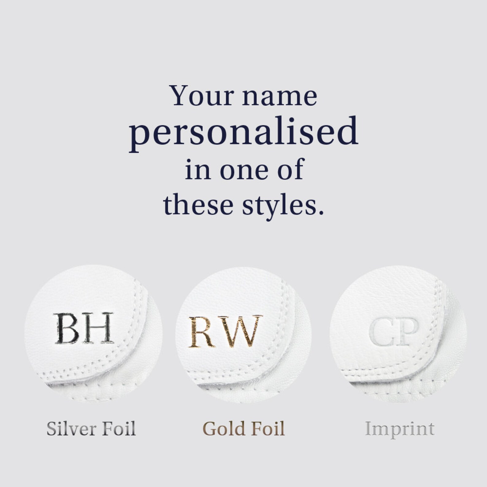 Premium Personalized Cabretta Leather Golf Glove MEN the | Etsy