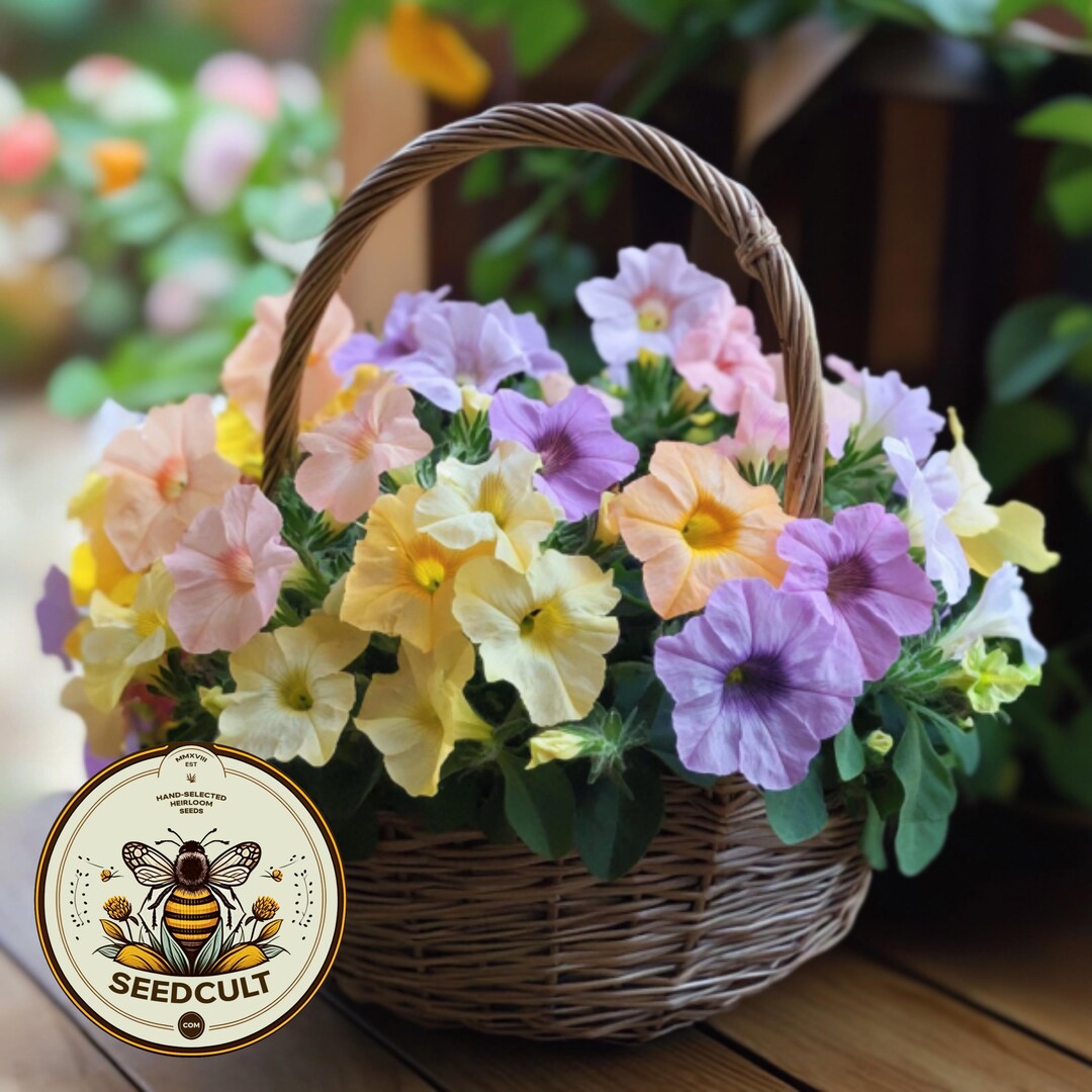 Easter Basket Petunia Seeds, Limbo Series, Pelleted for Easier Sowing ...