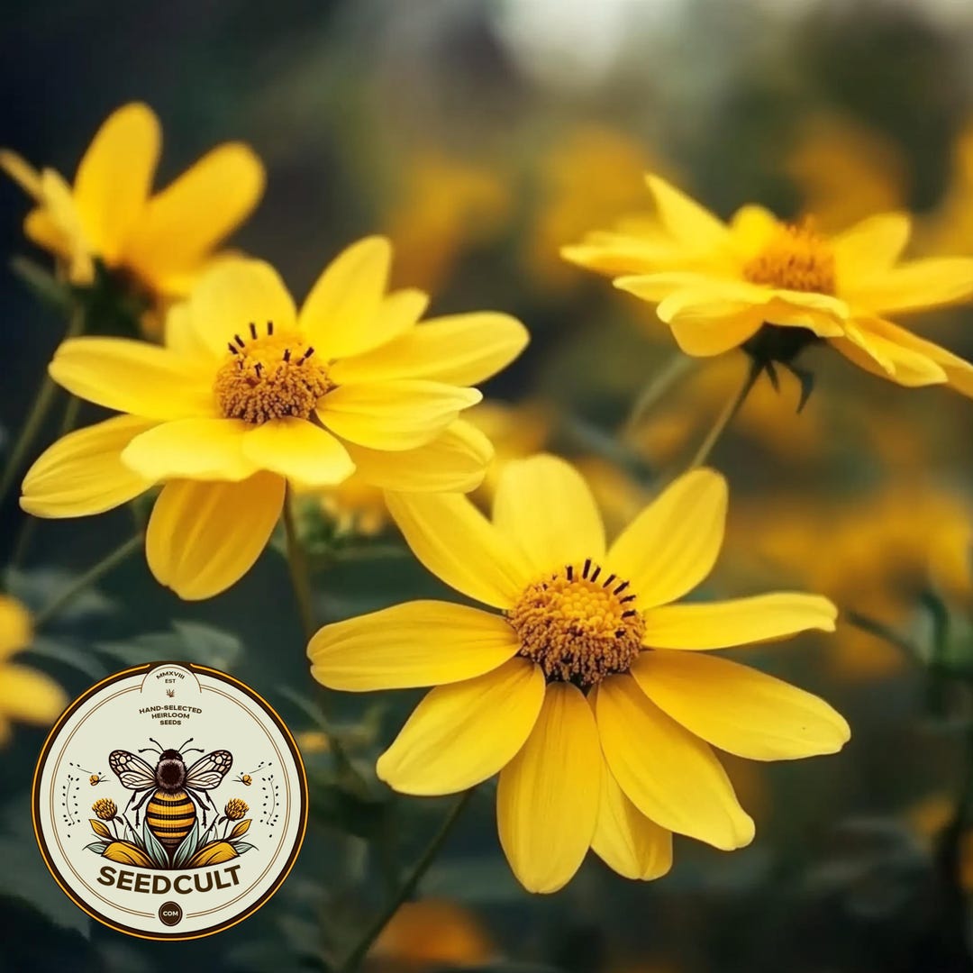 Native Tickseed Sunflower Seeds, Bidens Aristota, BI0225 - Etsy