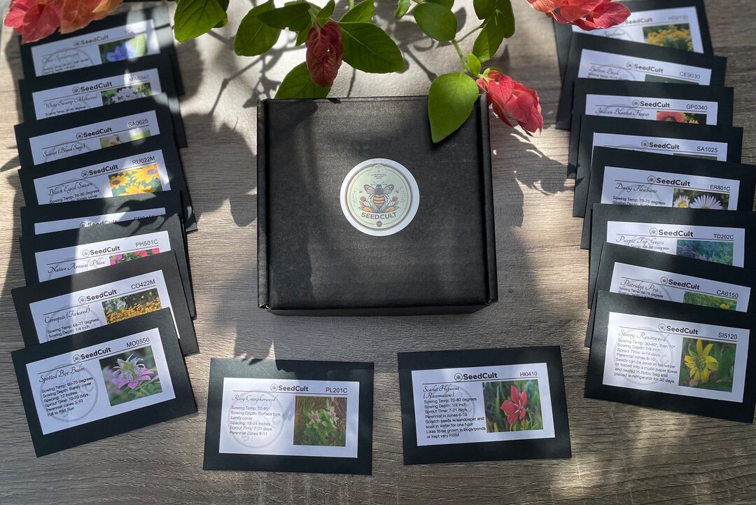 Florida Native Seed Collection, Gift Box, 18 Individual Packs, FREE ...